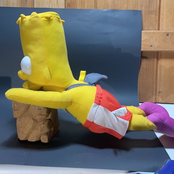 Simpsons | Toys | 25 Bart Simpson Plush Swimiing With Shark Fin And ...
